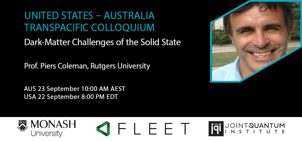 固态| ARC未来低能电子技术卓越中心的暗物质挑战 - 雷竞技raybeta